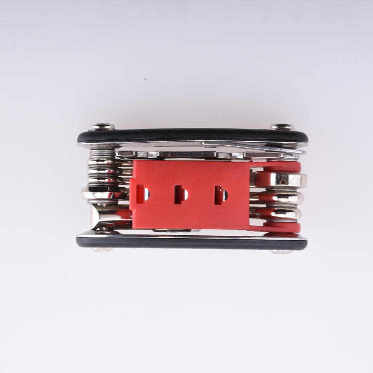 OEM EDC 14 multi functions custom bike repair tool LED light JQ-0315 ...