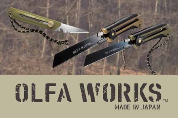 Quality made in Japan everywhere! Full tongue full-scale knife "Olfa Works" - Shieldon