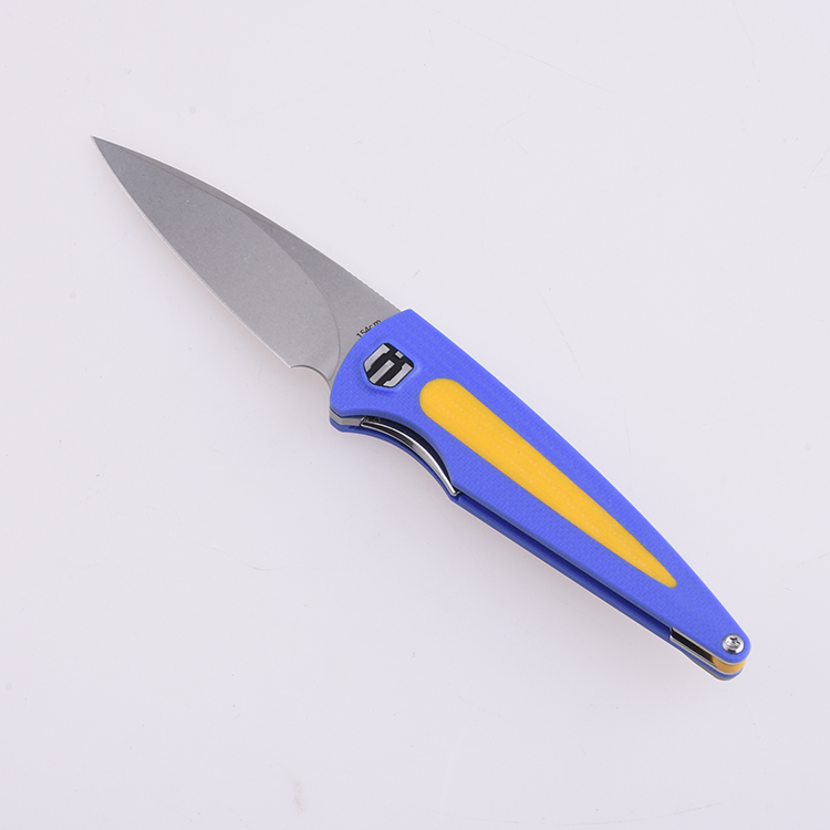 Shieldon EDC knife, MT01A Colibri, 154CM blade, G10 handle, nested liner lock, Max Tkachuk ...