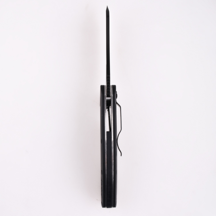 OEM EDC 7Cr17 blade G10 handle steel ball bearing flipper hole fast ...