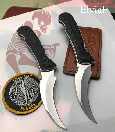 Shieldon EDC knife, DC01A Scythe, 154CM blade, G10 & Micarta handle ...