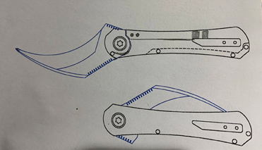 Detailed Process of How DC01A Blacksmith Scythe Came to Life - Shieldon