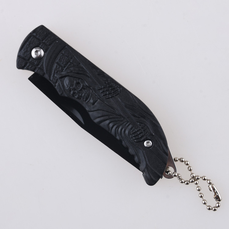 HU-2403 folding knife skeleton plastic handle low price pocket tool ...