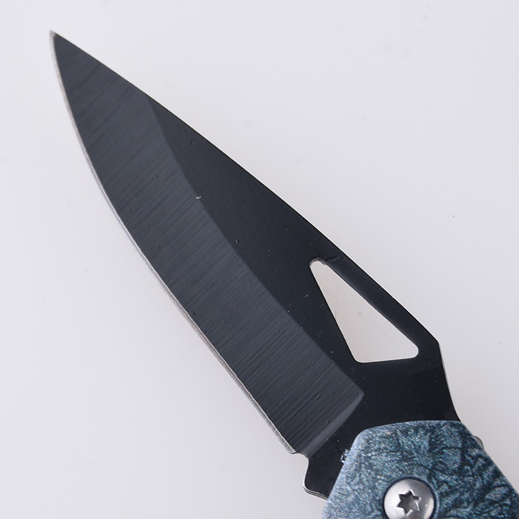 HU-2508 wholesale folding knife 3D printing low price blister card ...