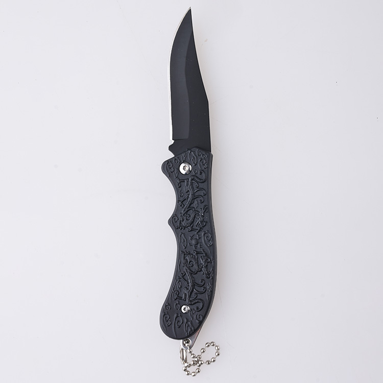 HU-2562 folding knife trade RTS Alibaba black PP handle oriental ...