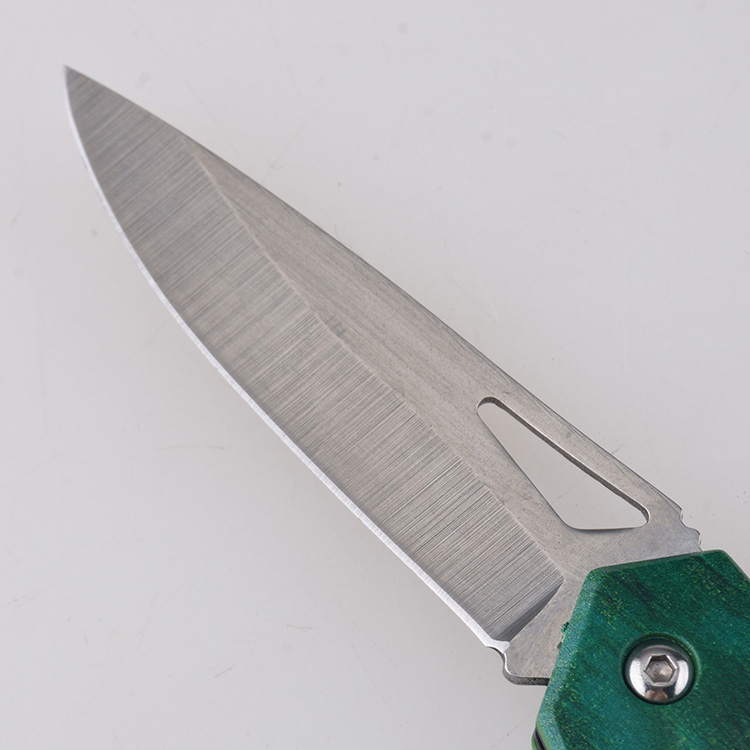 HU-2566 folding knife wholesale Alibaba RTS PP handle green sourcing ...