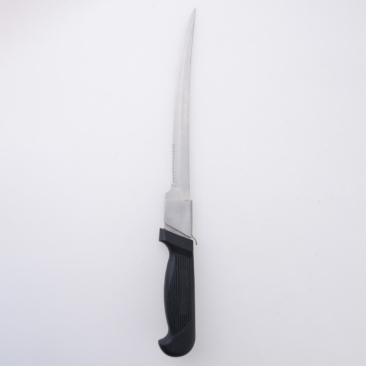 ODM ZY-FK4 hunting knife set 3 swappable blades nylon pouch saw fish ...