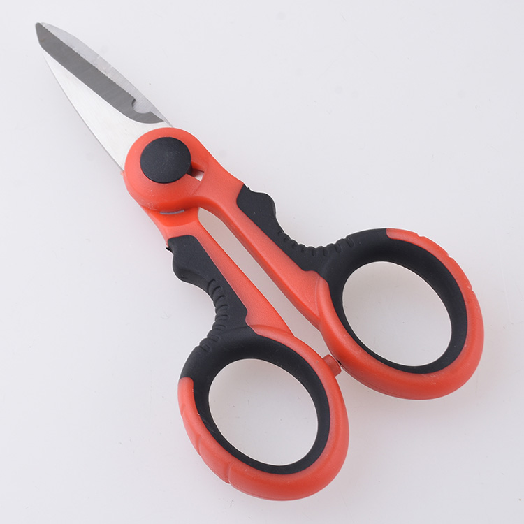 ST24190 tool scissors PP TPR handle hand tool sourcing FOB fair - Shieldon